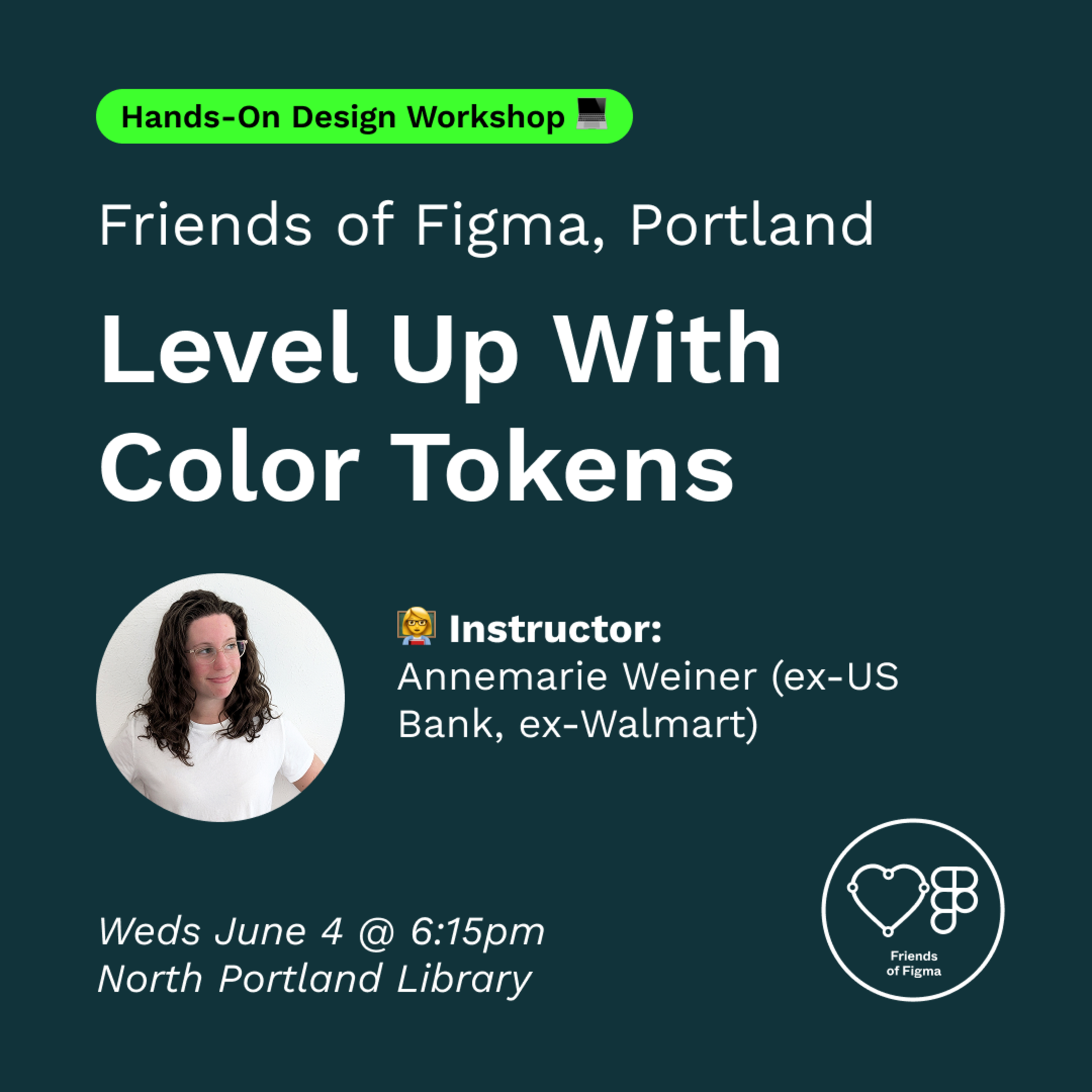 See Level Up Your Design System With Color Tokens (Hands-on workshop! Bring your laptop! 💻) at ...